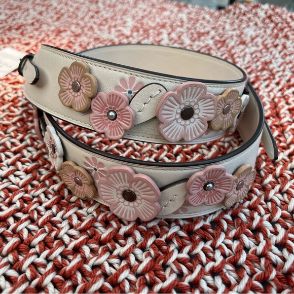 Coach | Accessories | Coach Novelty Tea Rose Strap Japan Exclusive ...